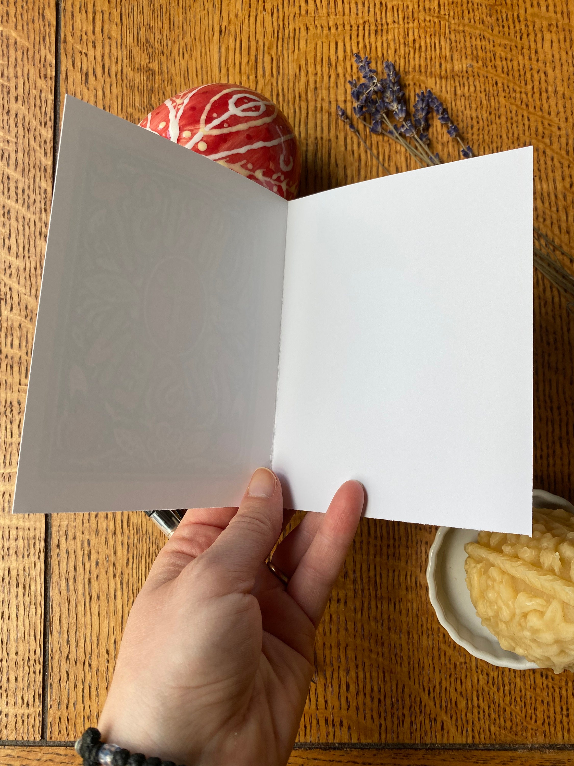 6 Pack Pascha Cards- Christ is Risen! Tulip W/blue Background + Blank ...