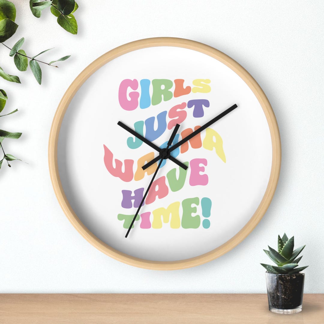 Baby Girl Clock Clock for Kids Artwork Gift for Her Wall Decor baby ...