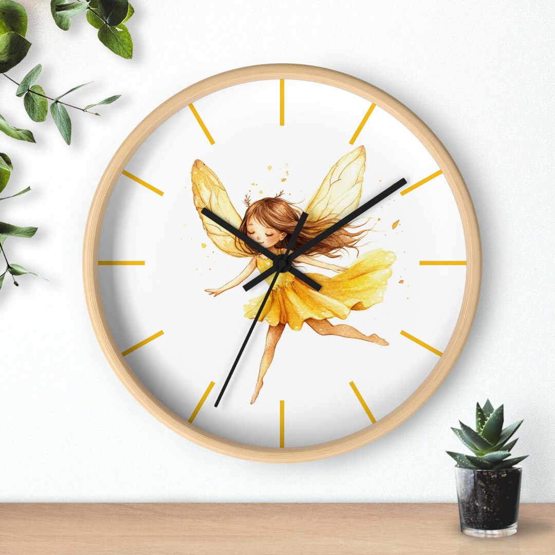 Forest Fairy Clock | Baby Girl Clock | Clock for Girl | for Teens for ...