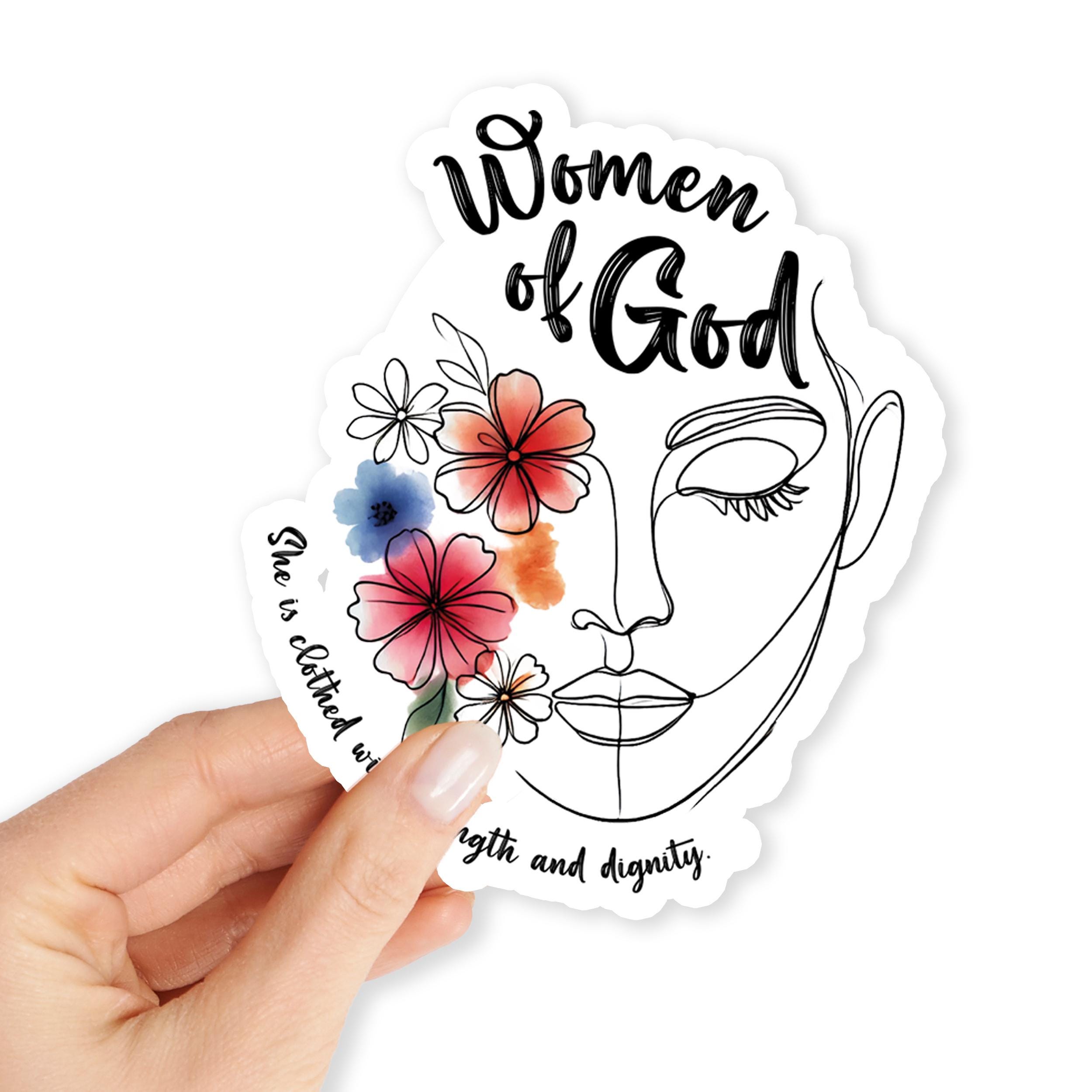 Sticker of Face | Young Women of God | Armor of God Sticker | Glory of ...