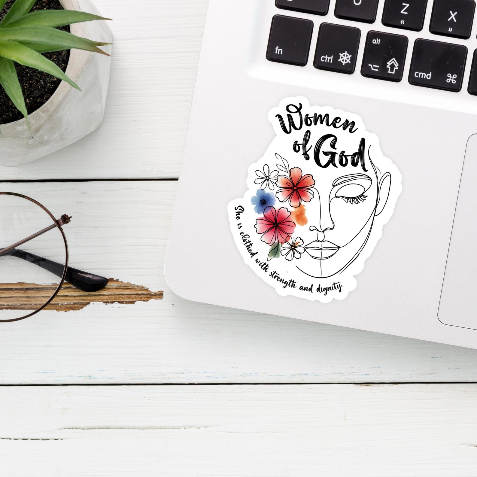 Sticker of Face | Young Women of God | Armor of God Sticker | Glory of ...