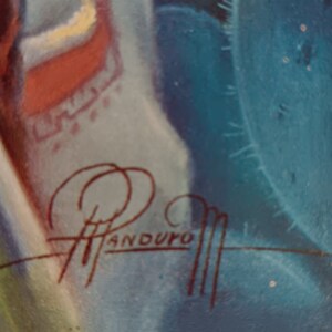 Rare Vintage Mexico Calendar Top Braided Hair Senorita Serape and ...