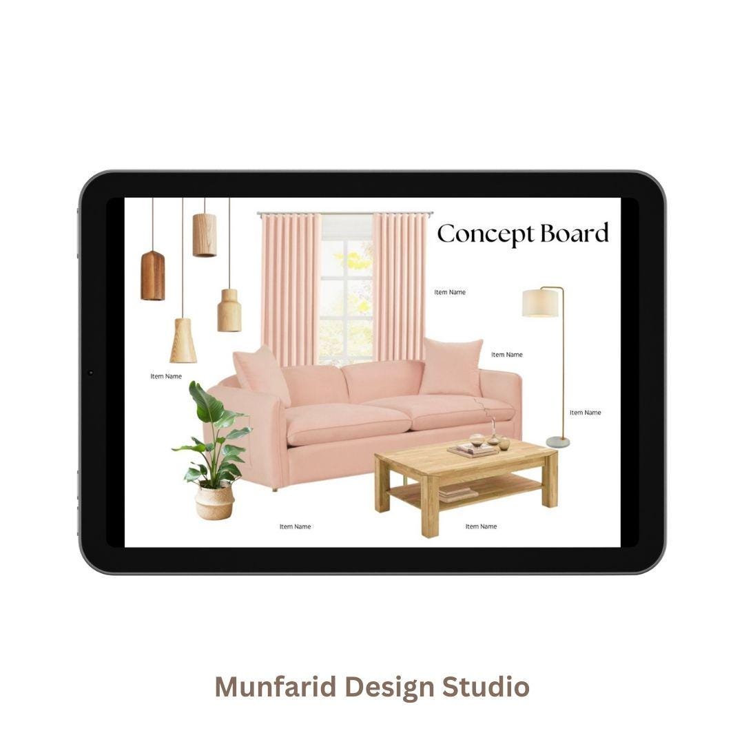 Interior Design Presentation Interior Design Project Template Client ...