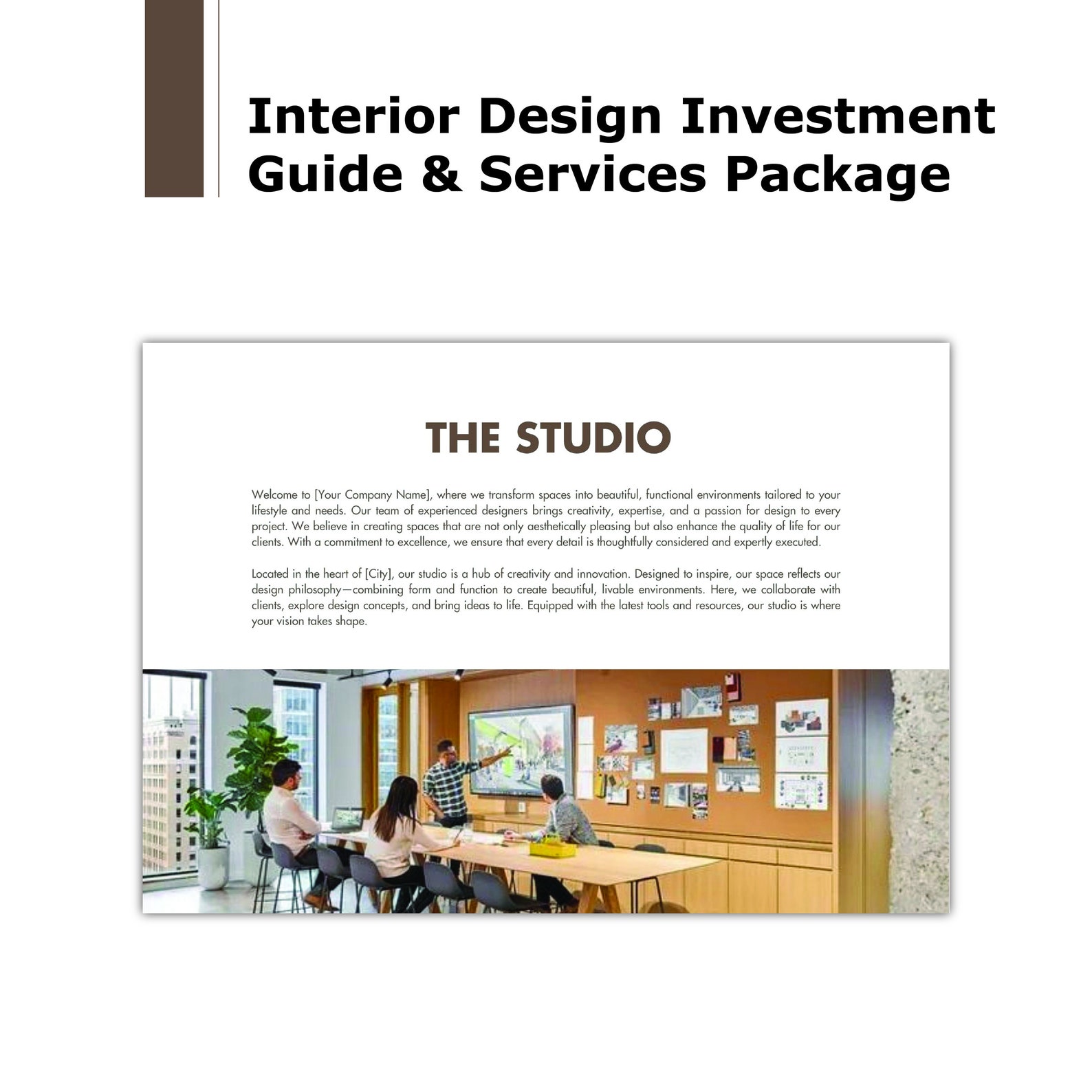 Interior Design Investment Guide Template, Interior Design, Interior ...