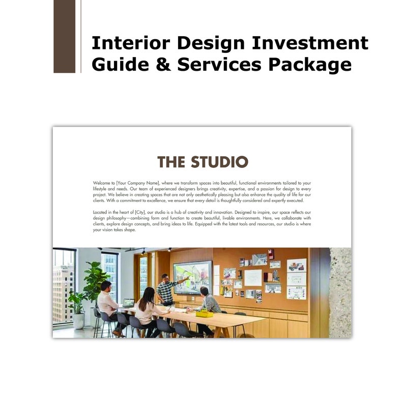 Interior Design Investment Guide Template, Interior Design, Interior ...