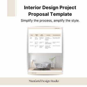Interior Design Template - Canva Project Proposal - Professional Design ...