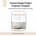 Interior Design Template - Canva Project Proposal - Professional Design ...