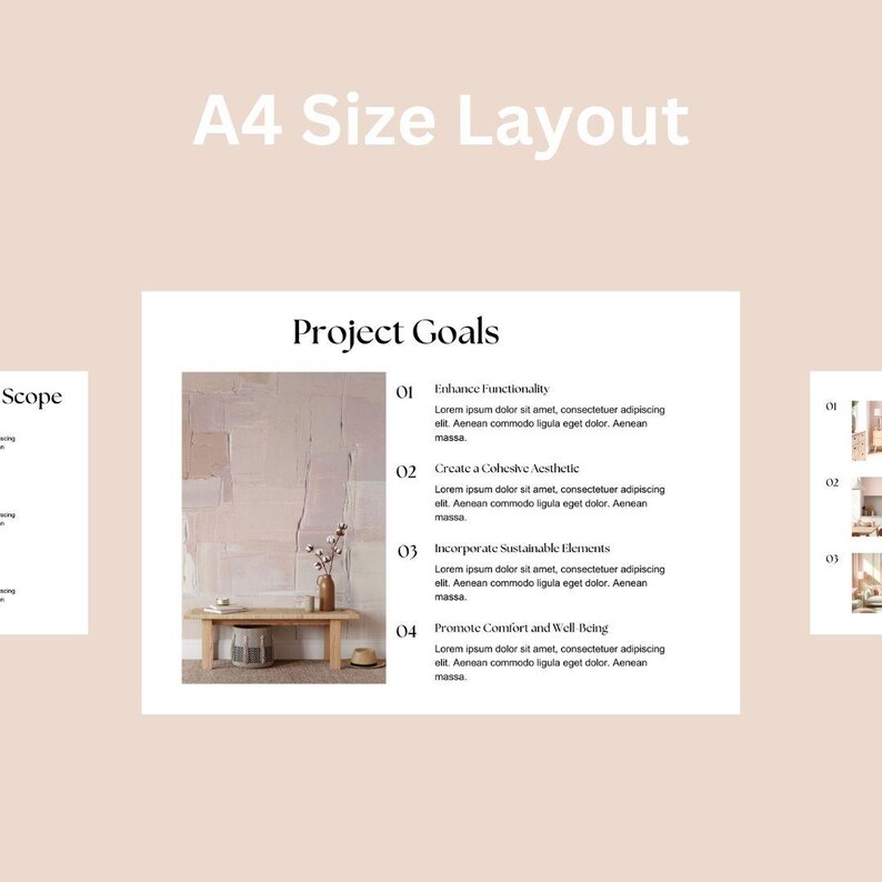 Interior Design Presentation | Interior Design Project Template ...