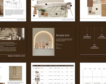 Interior Design Presentation Interior Design Project Template Client ...