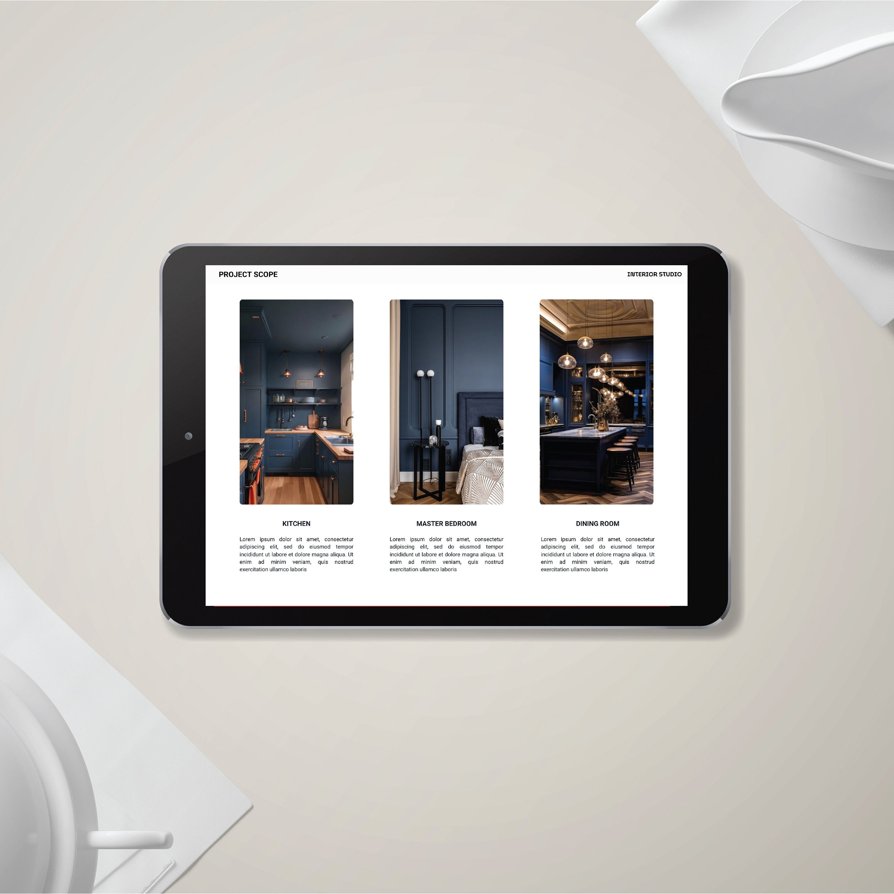 Interior Design Presentation | Interior Design Project Template ...
