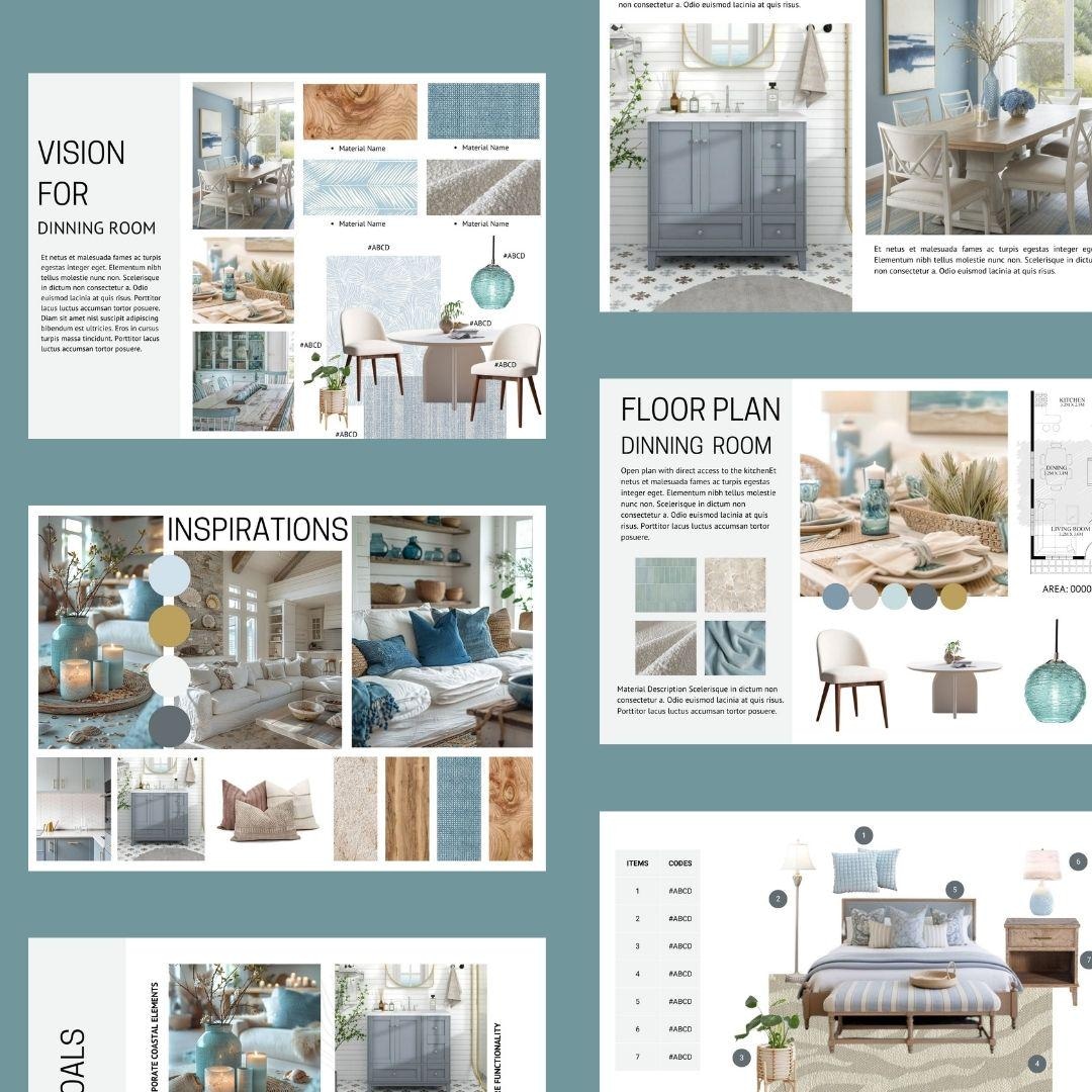 Interior Design Bundle, Investment Guide, Interior Design Proposal, FF ...