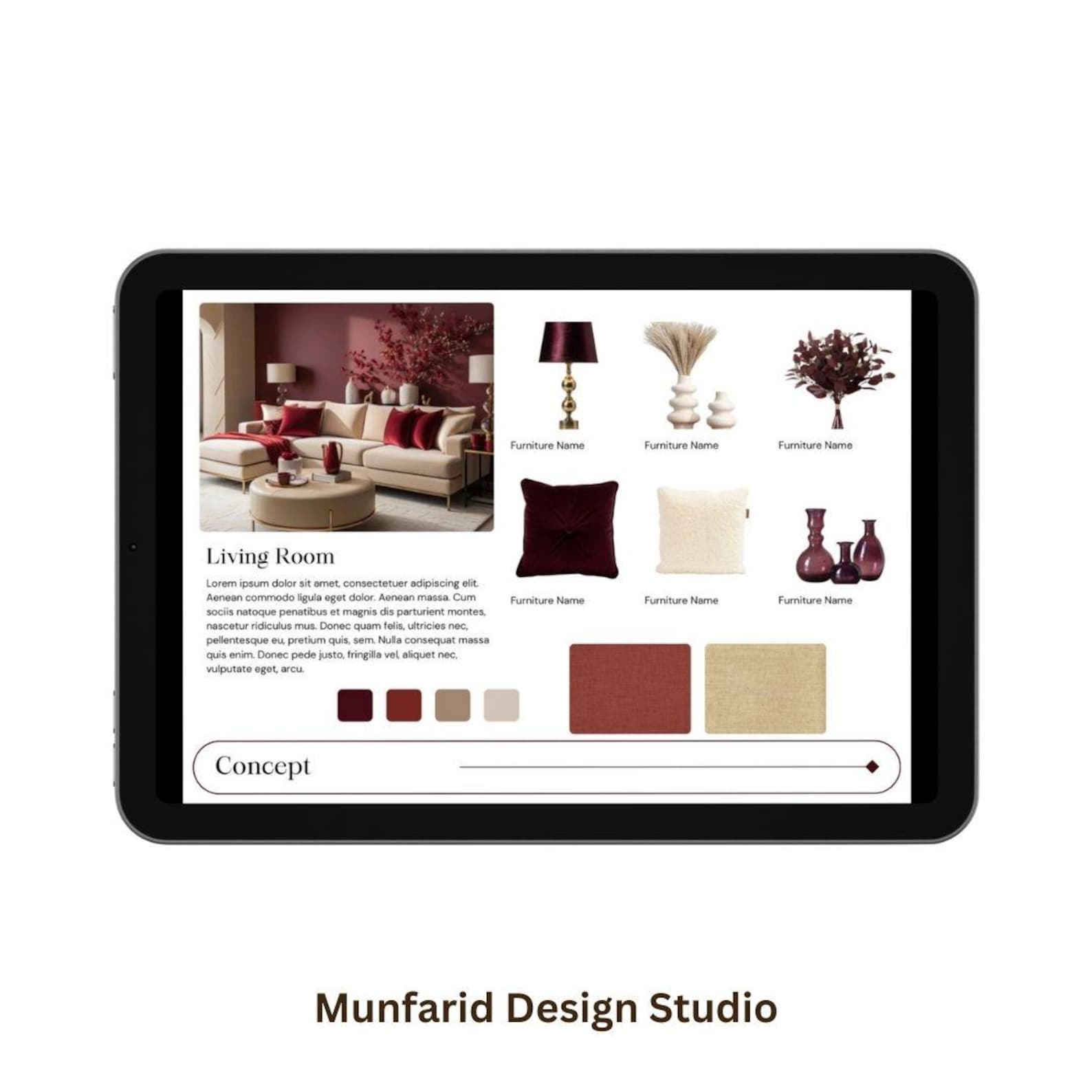 Interior Design Presentation | Interior Design Project Template ...