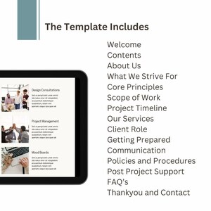 Interior Design Welcome Guide, Welcome Packet, Canva Template, Client ...