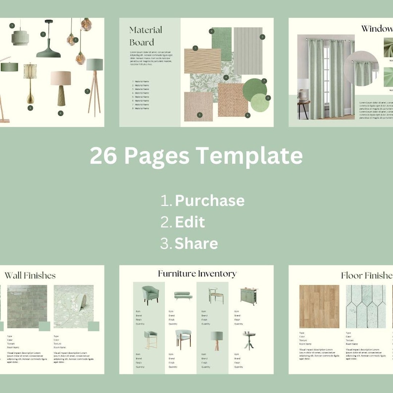 Interior Design Presentation | Interior Design Project Template ...