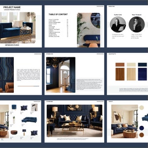 Interior Design Presentation | Interior Design Project Template ...
