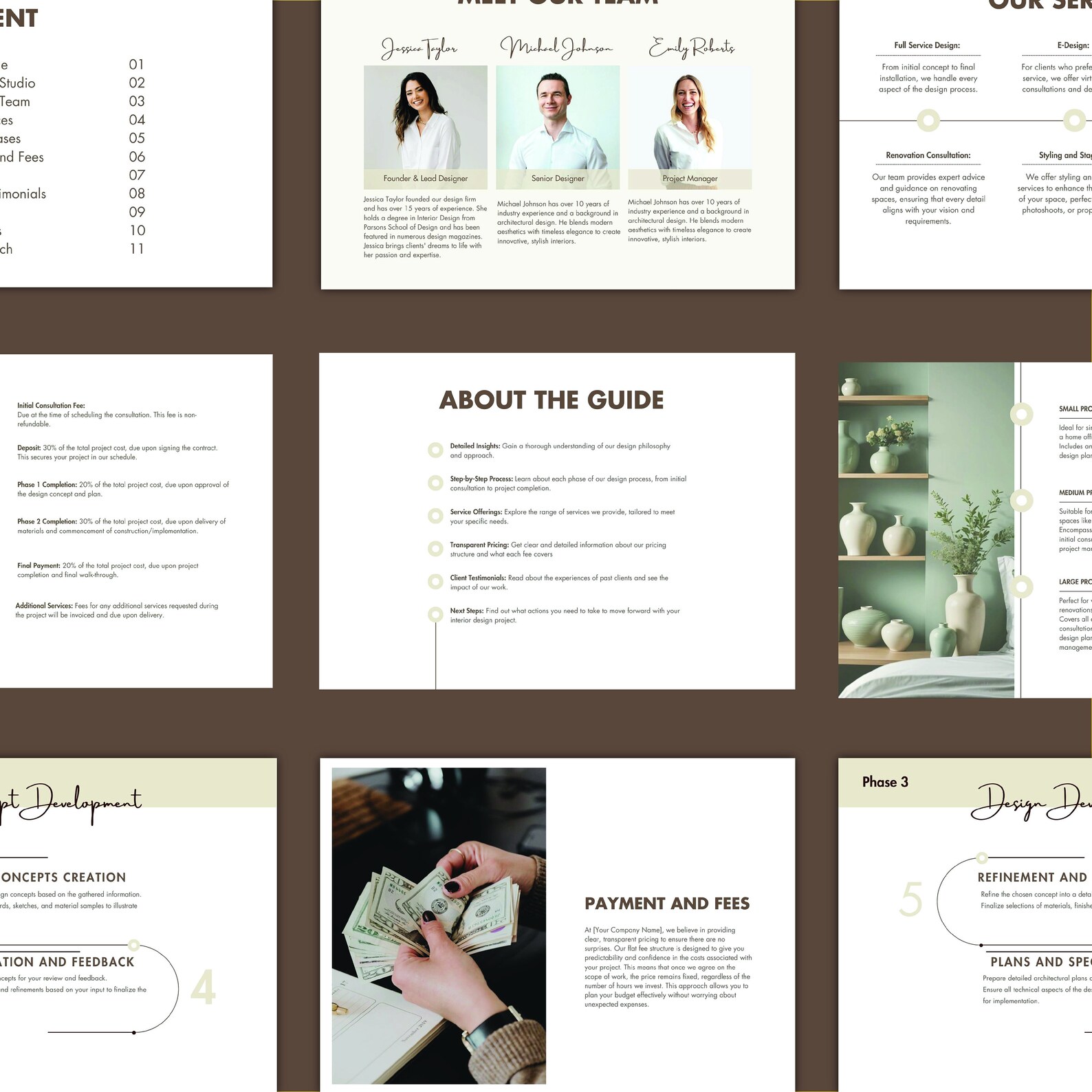 Interior Design Investment Guide Template, Interior Design, Interior ...