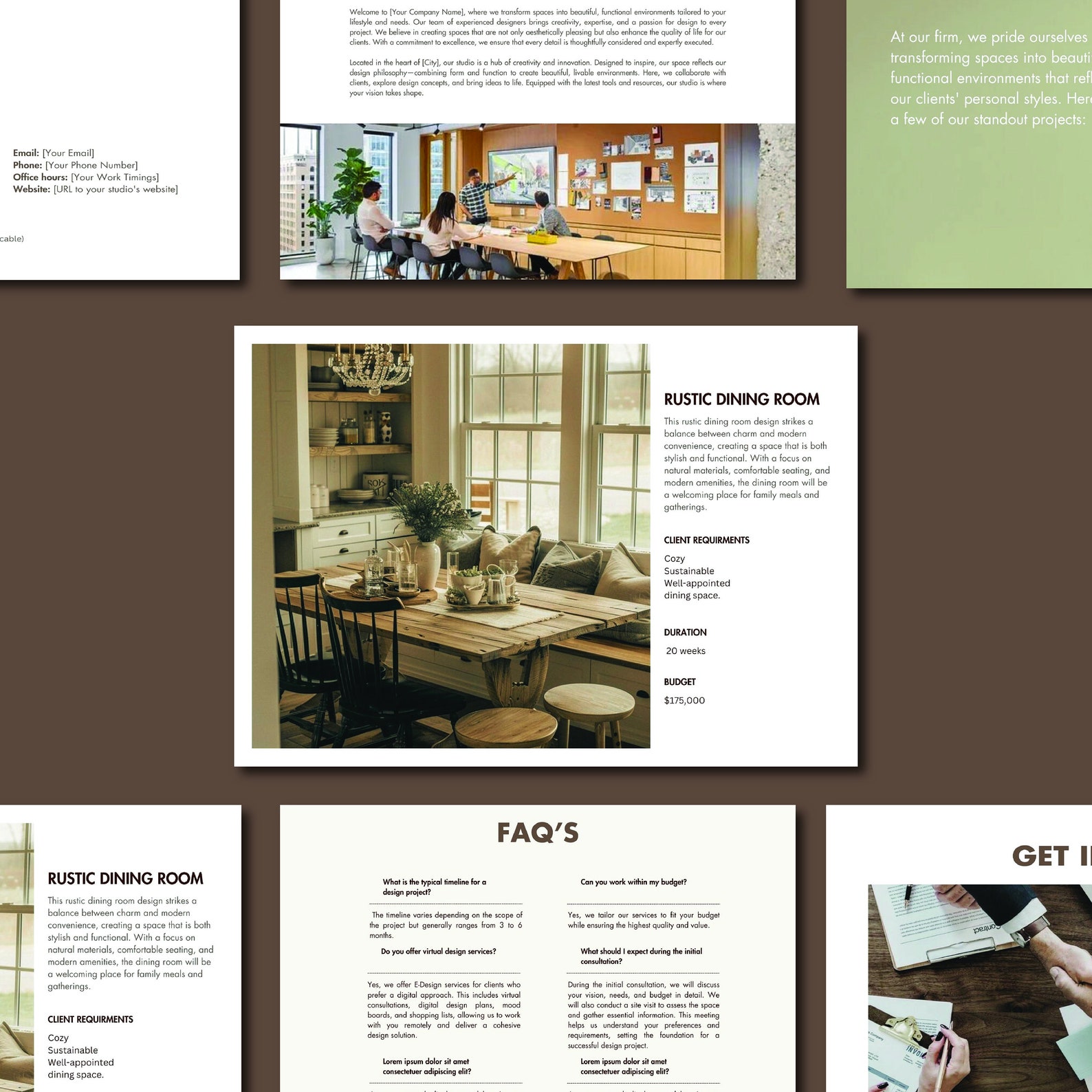Interior Design Investment Guide Template, Interior Design, Interior ...
