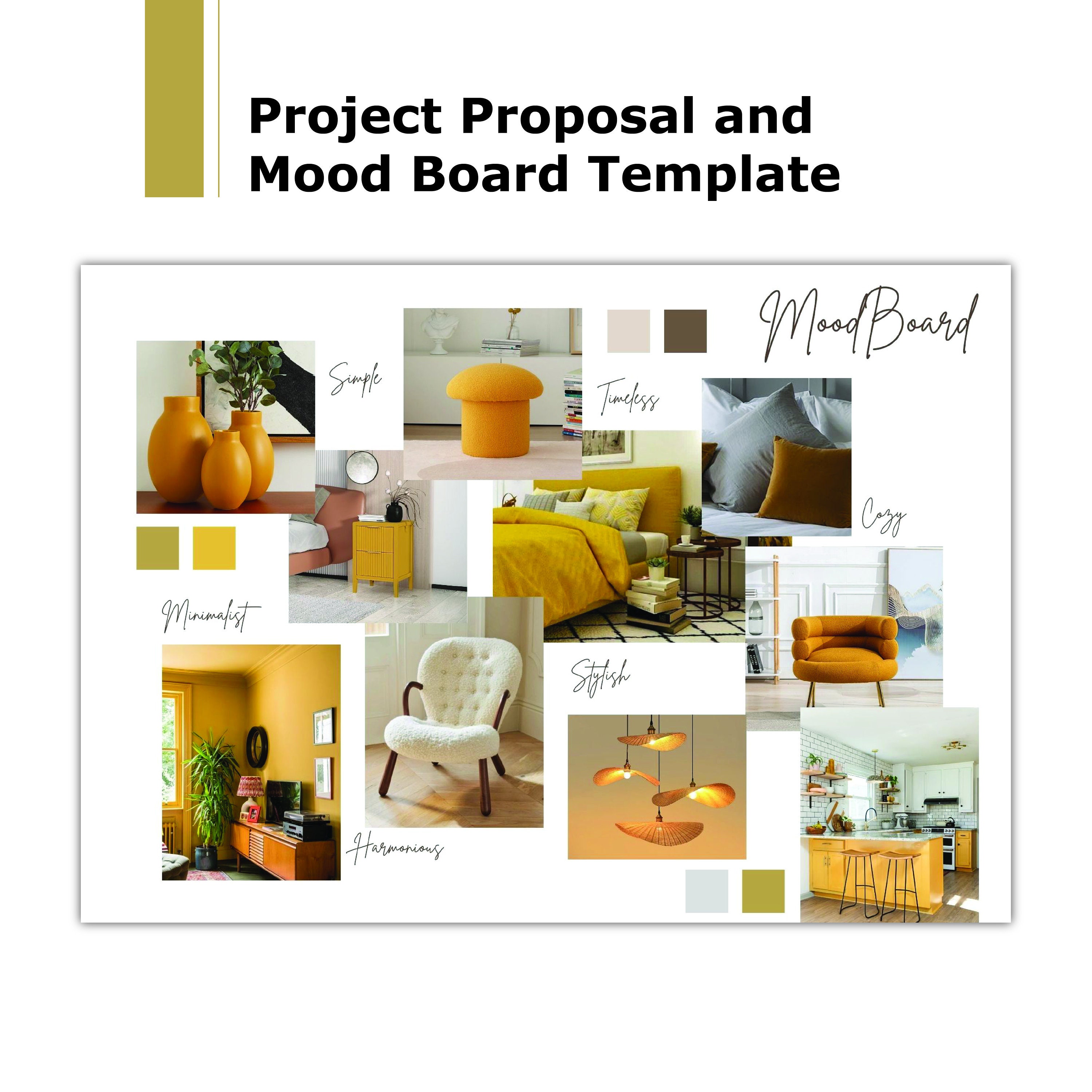 Interior Design Presentation Template: Mood Board Concept for Designers ...