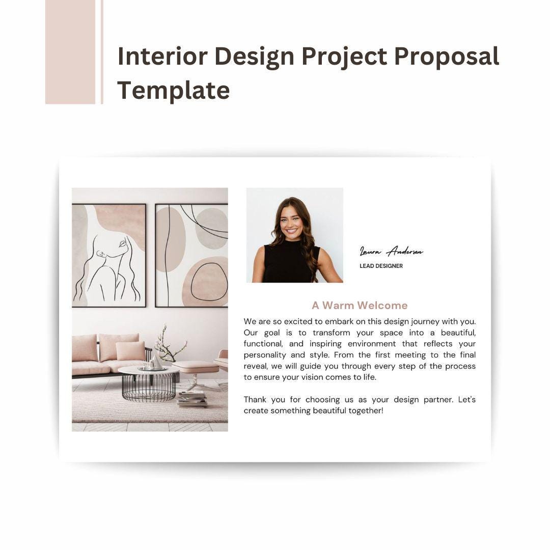 Proposal for Interior Design | Presentation on Interior Design | Canva ...
