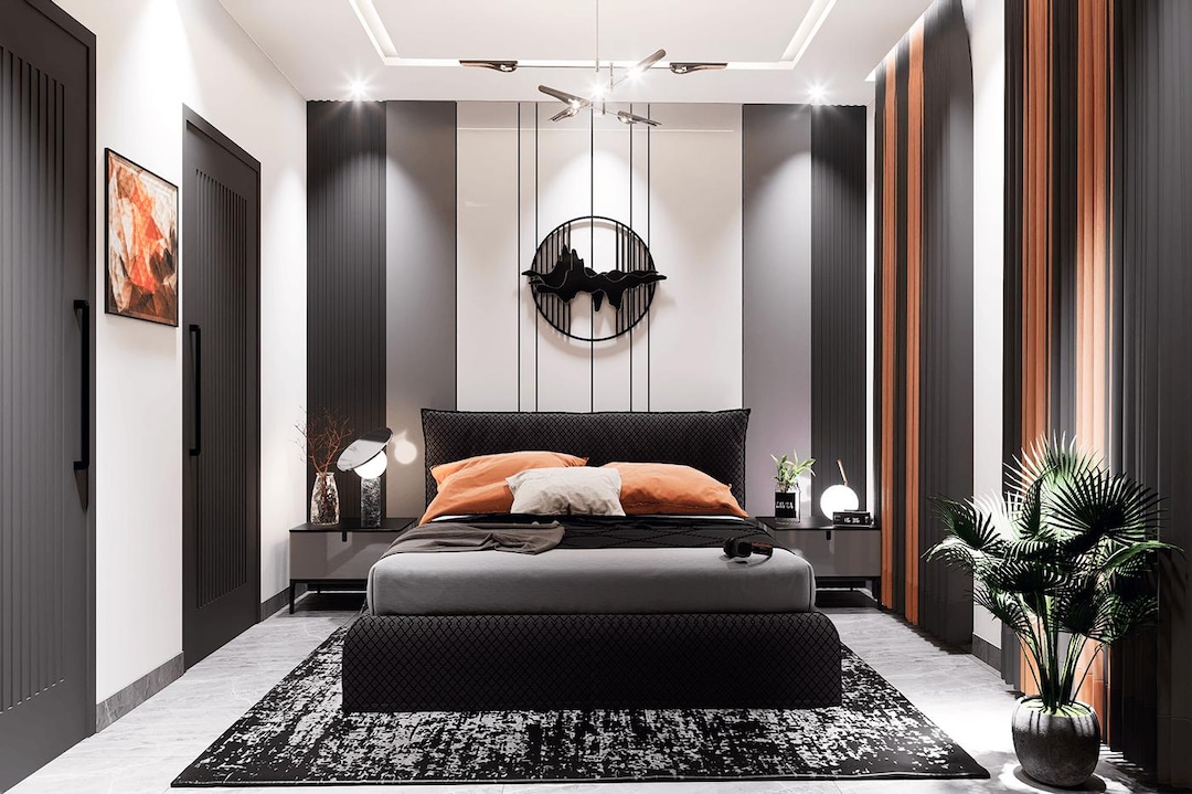 Custom Bedroom Design - Residential Design - 3D Modelling - 3D ...