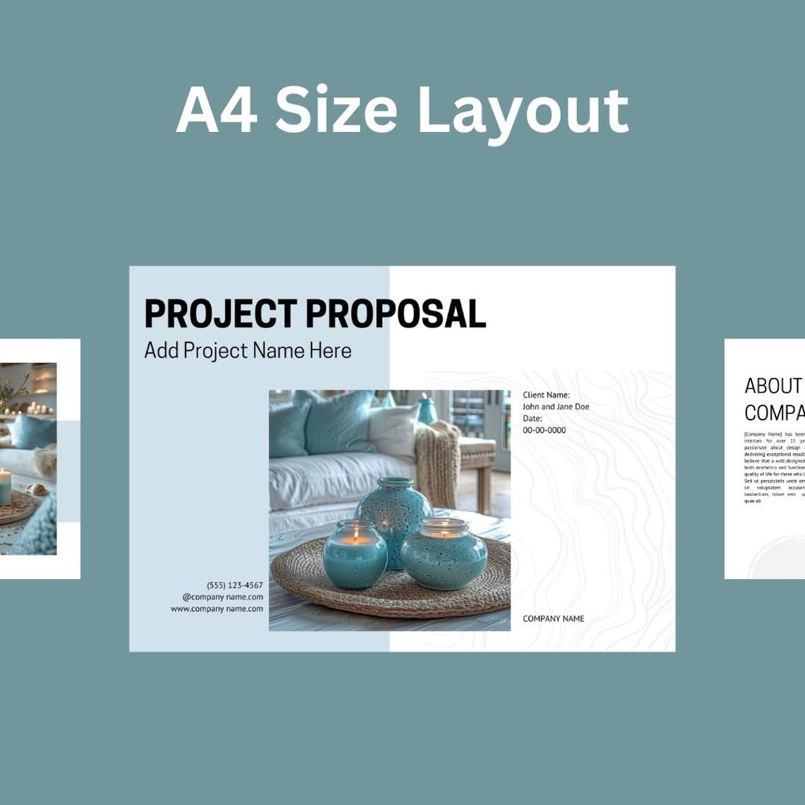 Proposal for Interior Design | Presentation on Interior Design | Canva ...