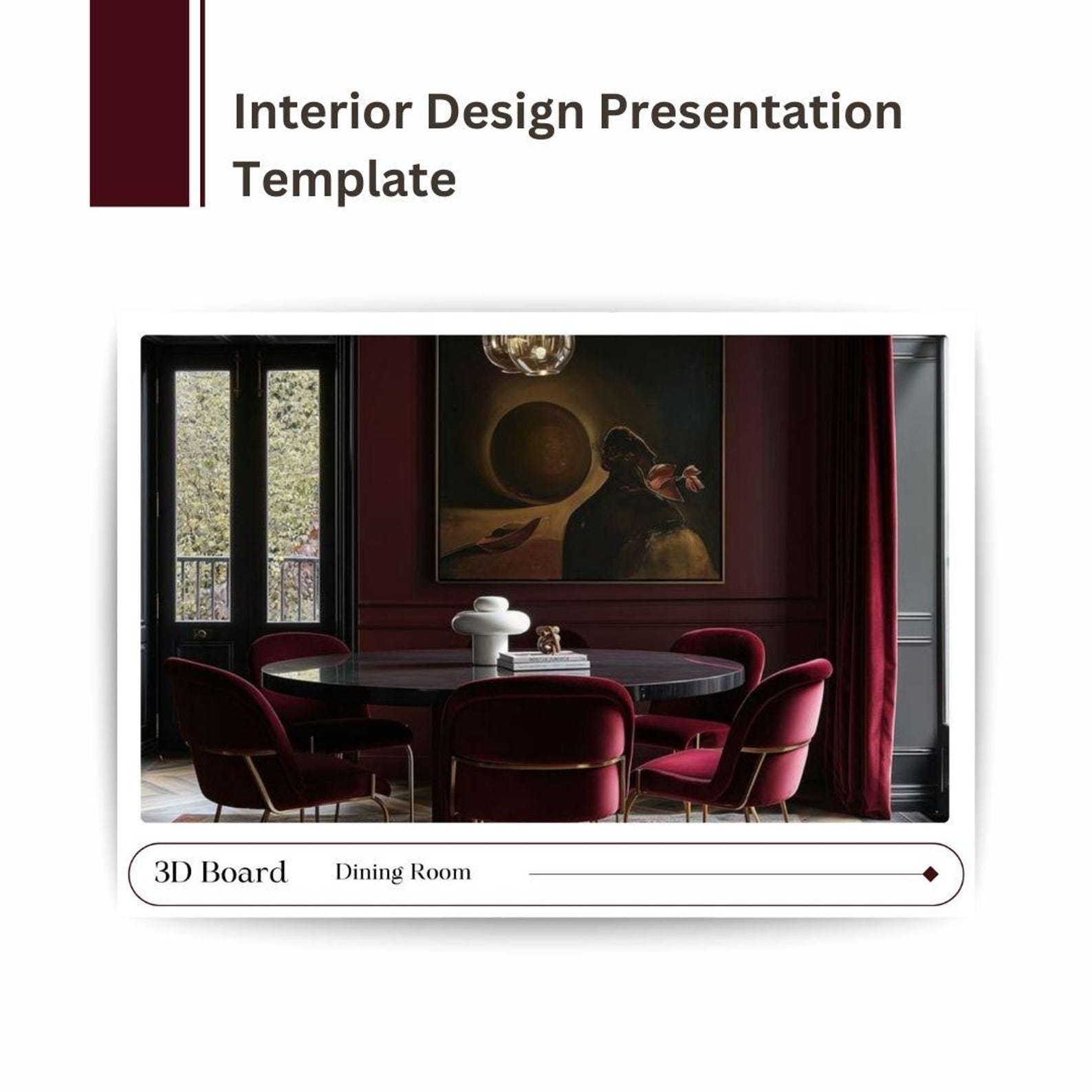 Interior Design Presentation | Interior Design Project Template ...