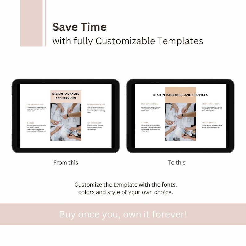 Interior Design Welcome Guide - Welcome Packet - Canva Template ...