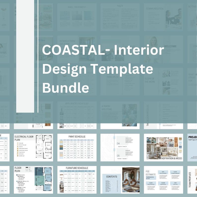 Interior Design Bundle, Investment Guide, Interior Design Proposal, FF ...