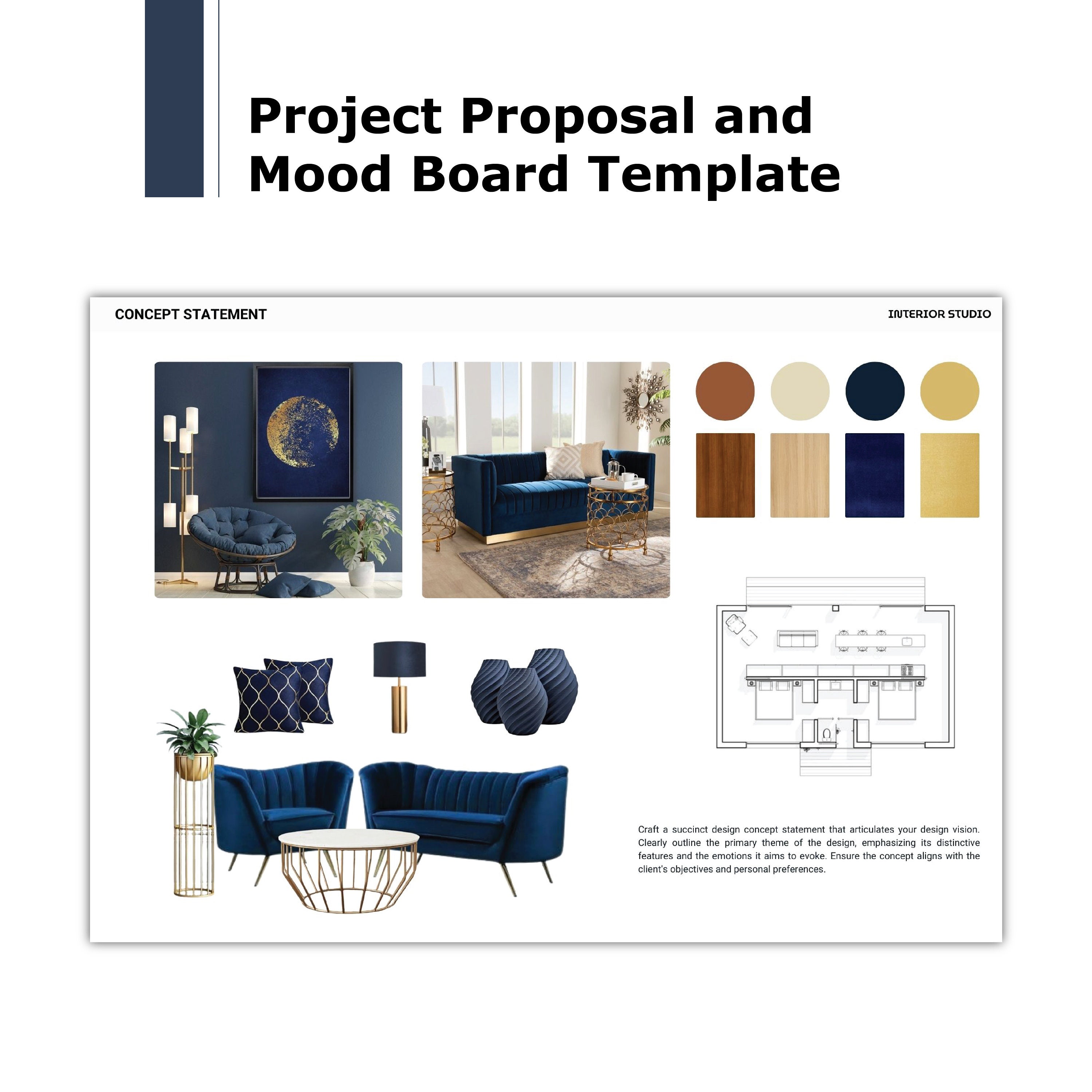 Interior Design Presentation | Interior Design Project Template ...