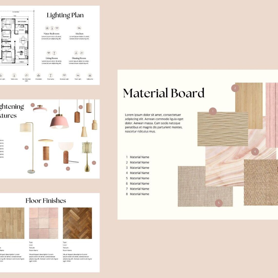 Interior Design Presentation | Interior Design Project Template ...