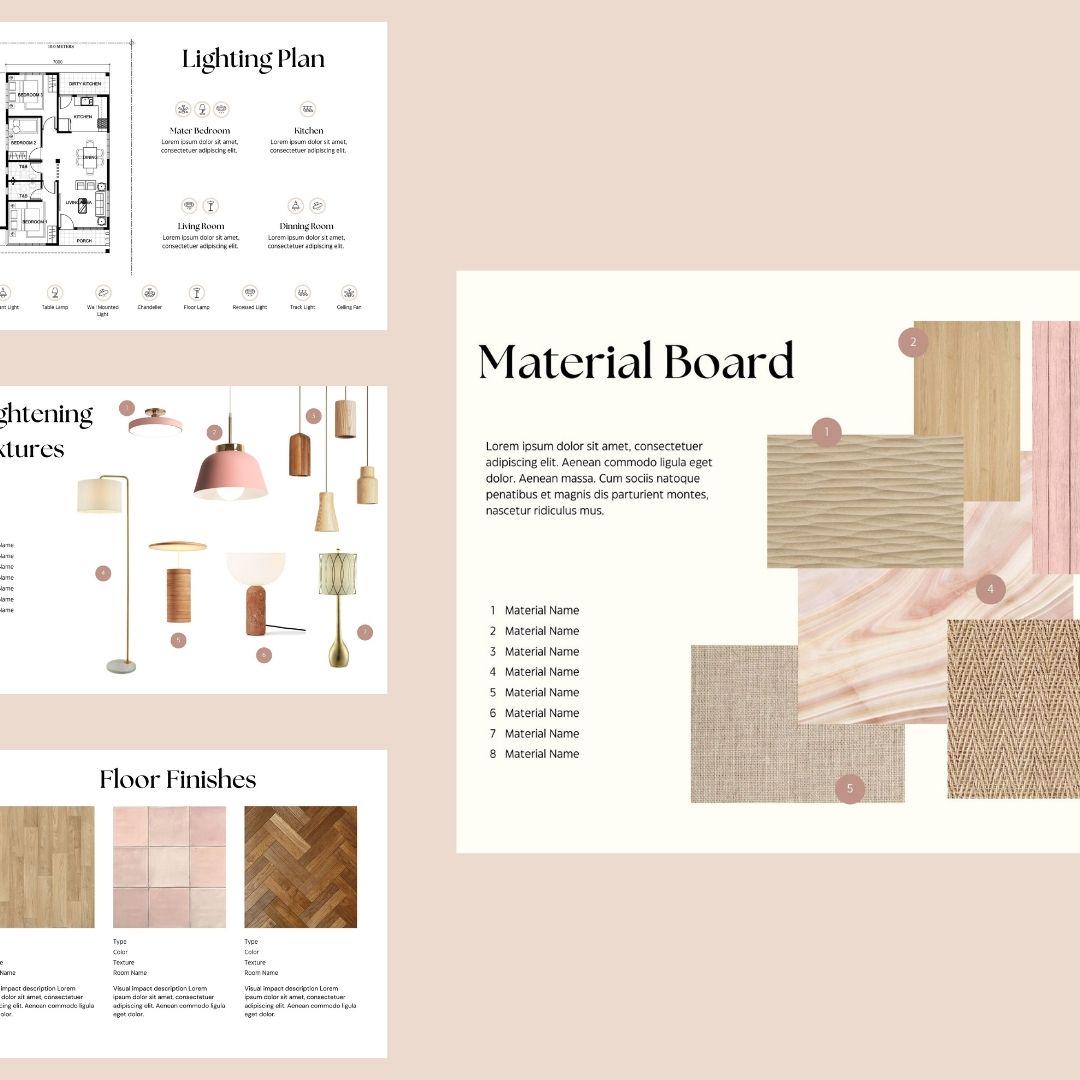 Interior Design Presentation Interior Design Project Template Client ...