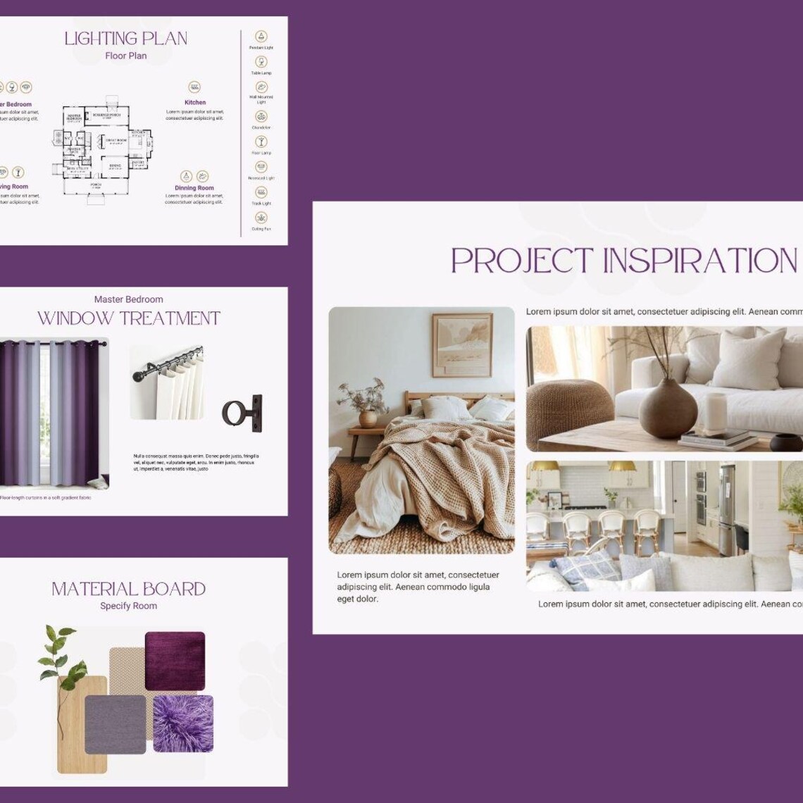 Interior Design Presentation Interior Design Project Template Client ...