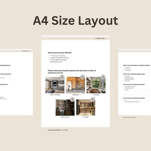 Interior Design Client Questionnaire - Canva Discovery Form ...