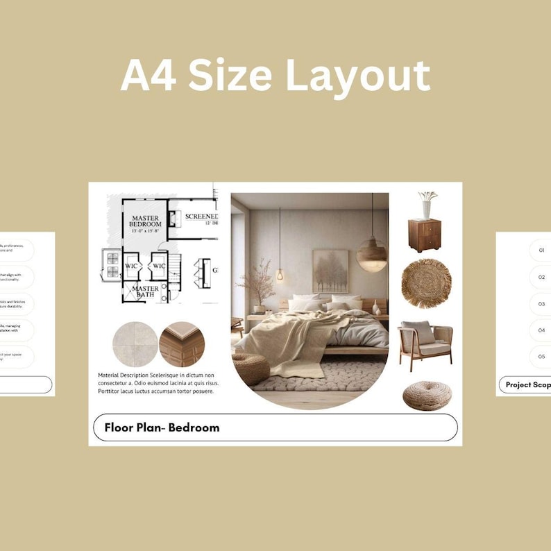 Interior Design Presentation | Interior Design Project Template ...
