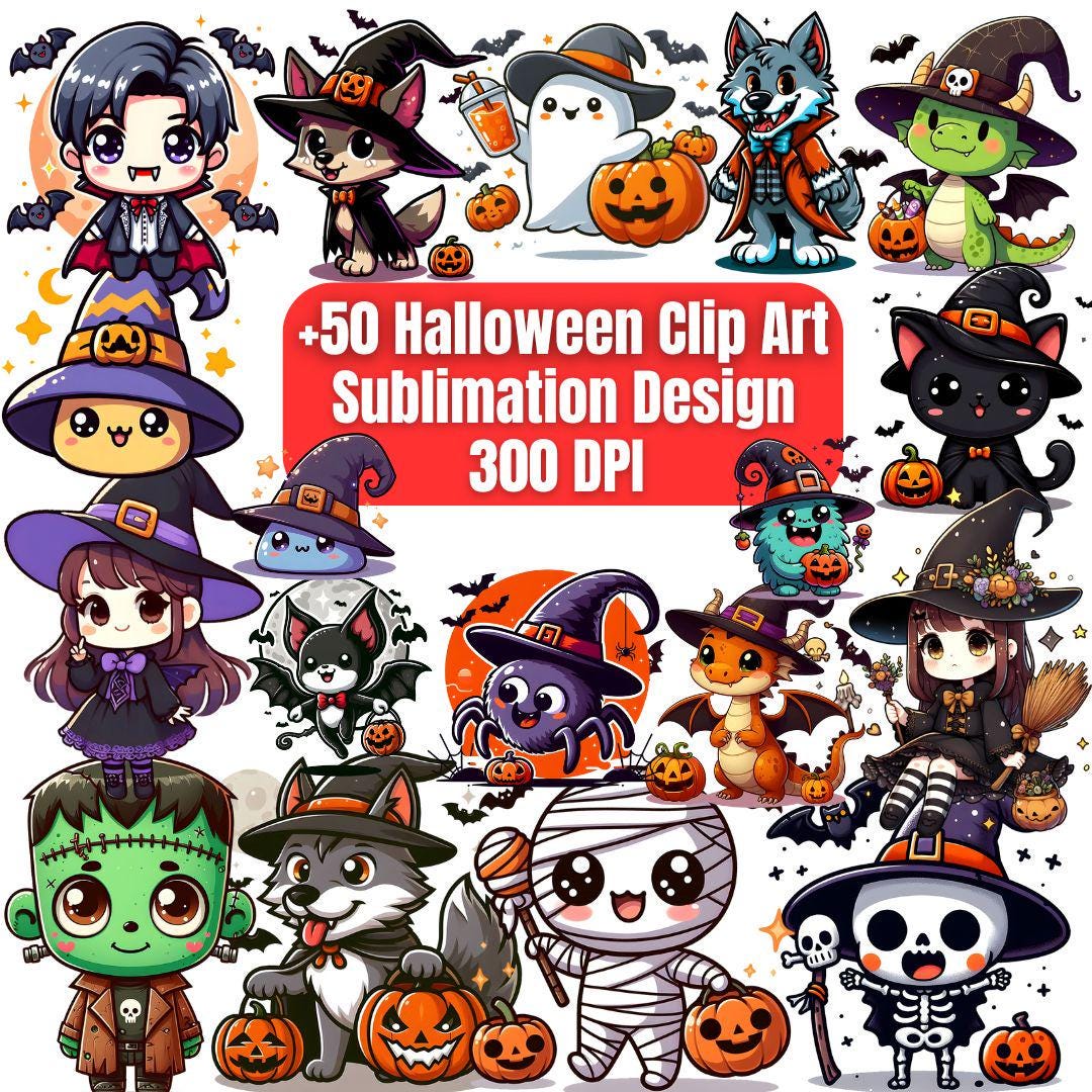 Cute Halloween Cartoon Spooky Halloween Cartoon Clip Art Halloween ...