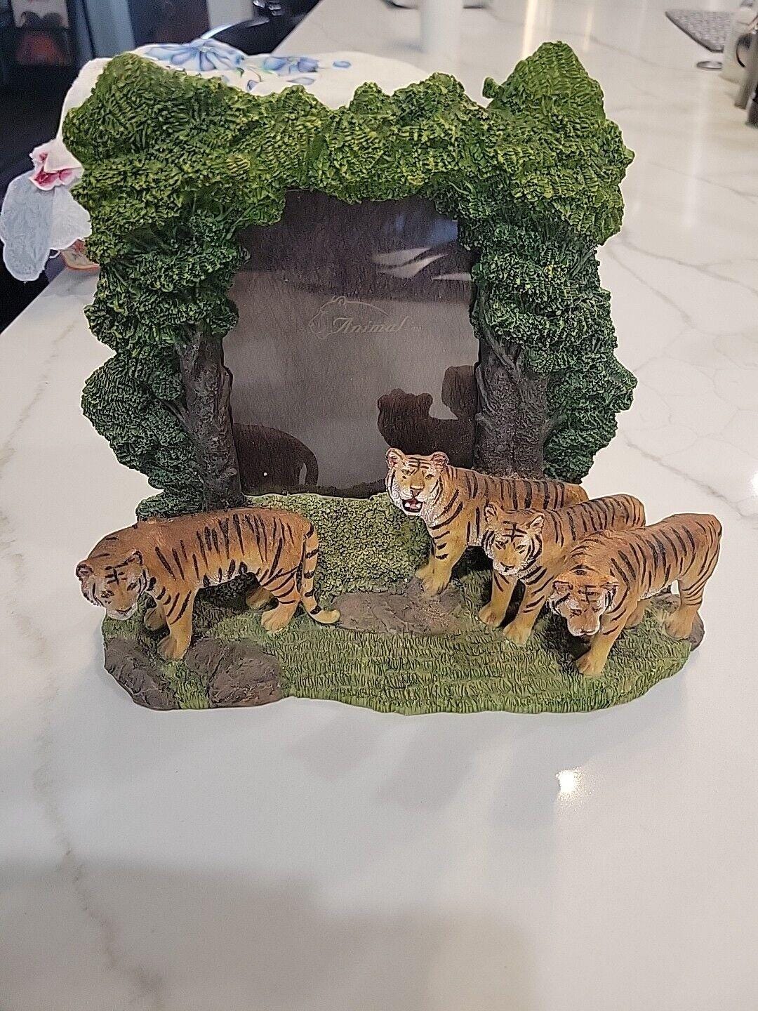 Vintage Tiger 3D Photo Frame 4x6 Jungle Scene 4 Tigers 10x9 Overall - Etsy