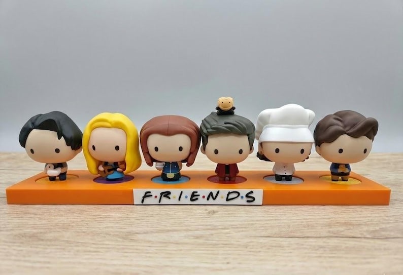 Friends Mcdonald's Figures Display Stand | 3D Printed Collectible Stand ...