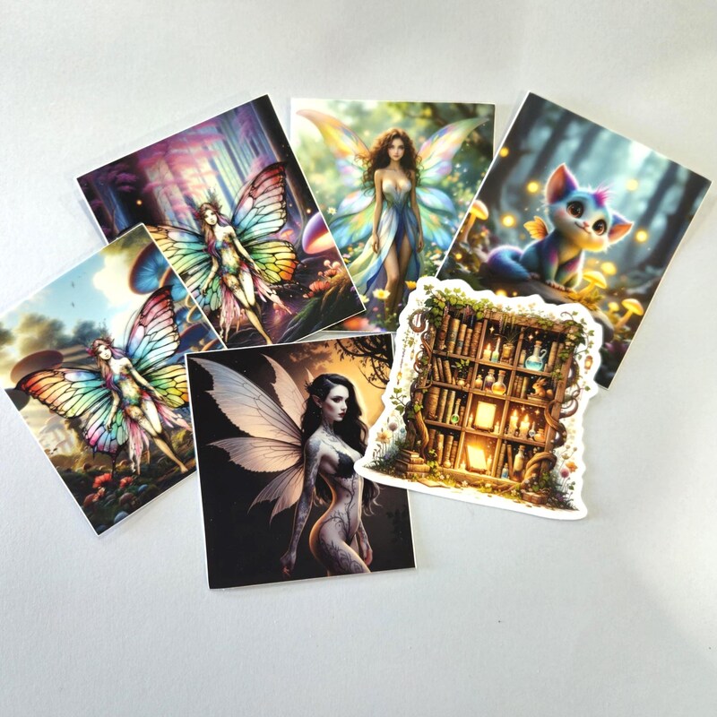 Fantasy Stickers - Etsy
