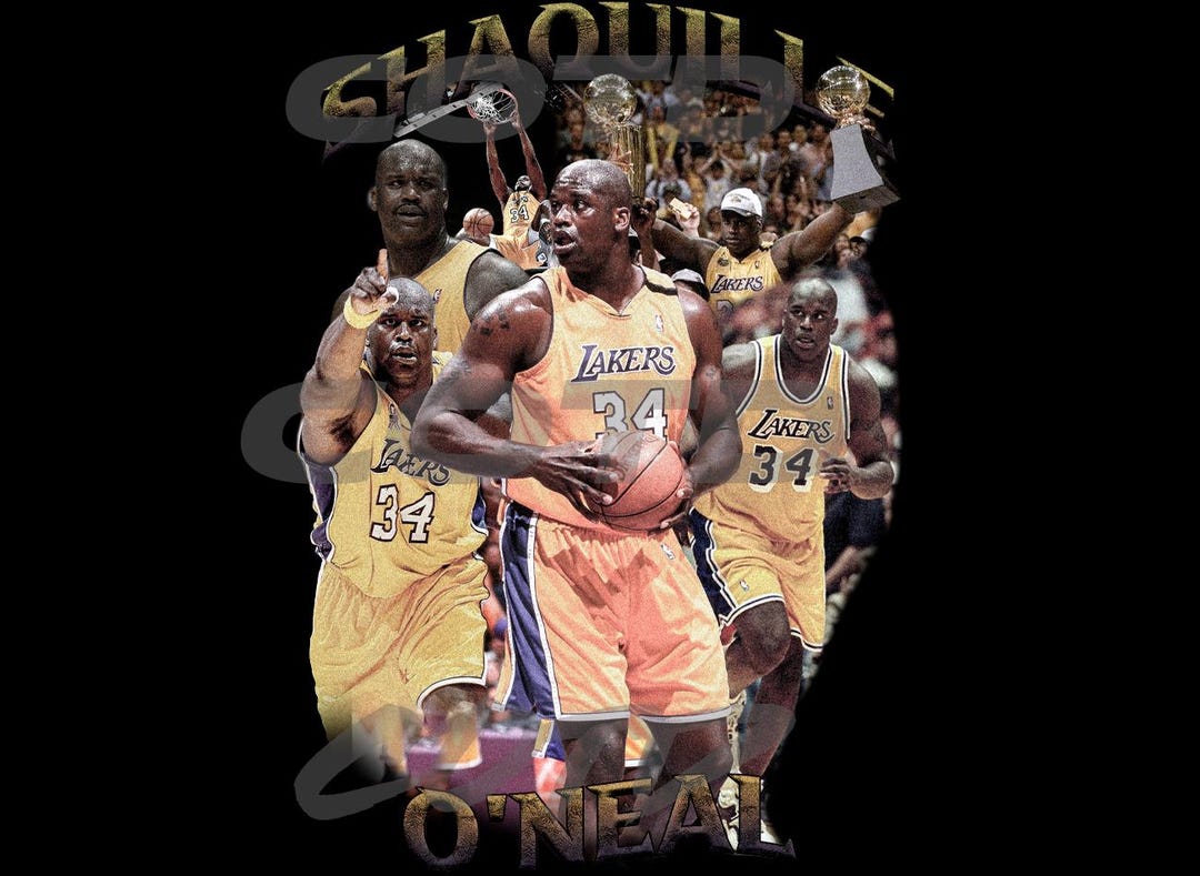 Shaquille O'neal Png, Tshirt Design, Ready to Print, 300 Dpi, O'neal ...