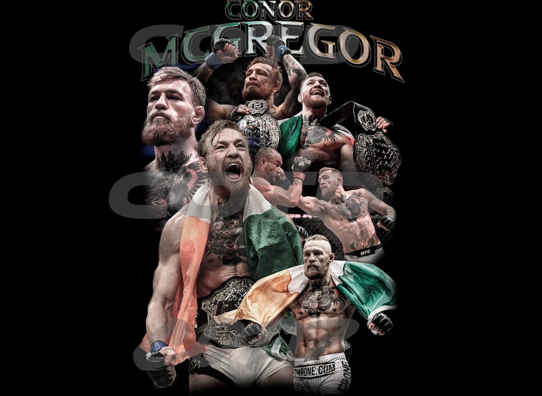 Conor Mcgregor Png RAP Bootleg T-shirt Design Digital File, 300 DPI ...