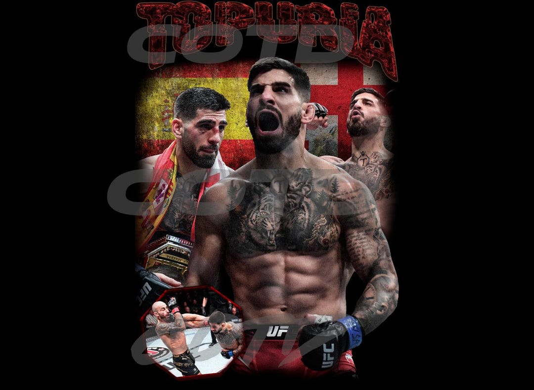Ilia Topuria PNG Design 300 DPI / Ilia Topuria T-shirt Design / UFC T ...