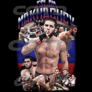 Islam Makhachev 90s Vintage T Shirt Design, Instant Download and Ready ...