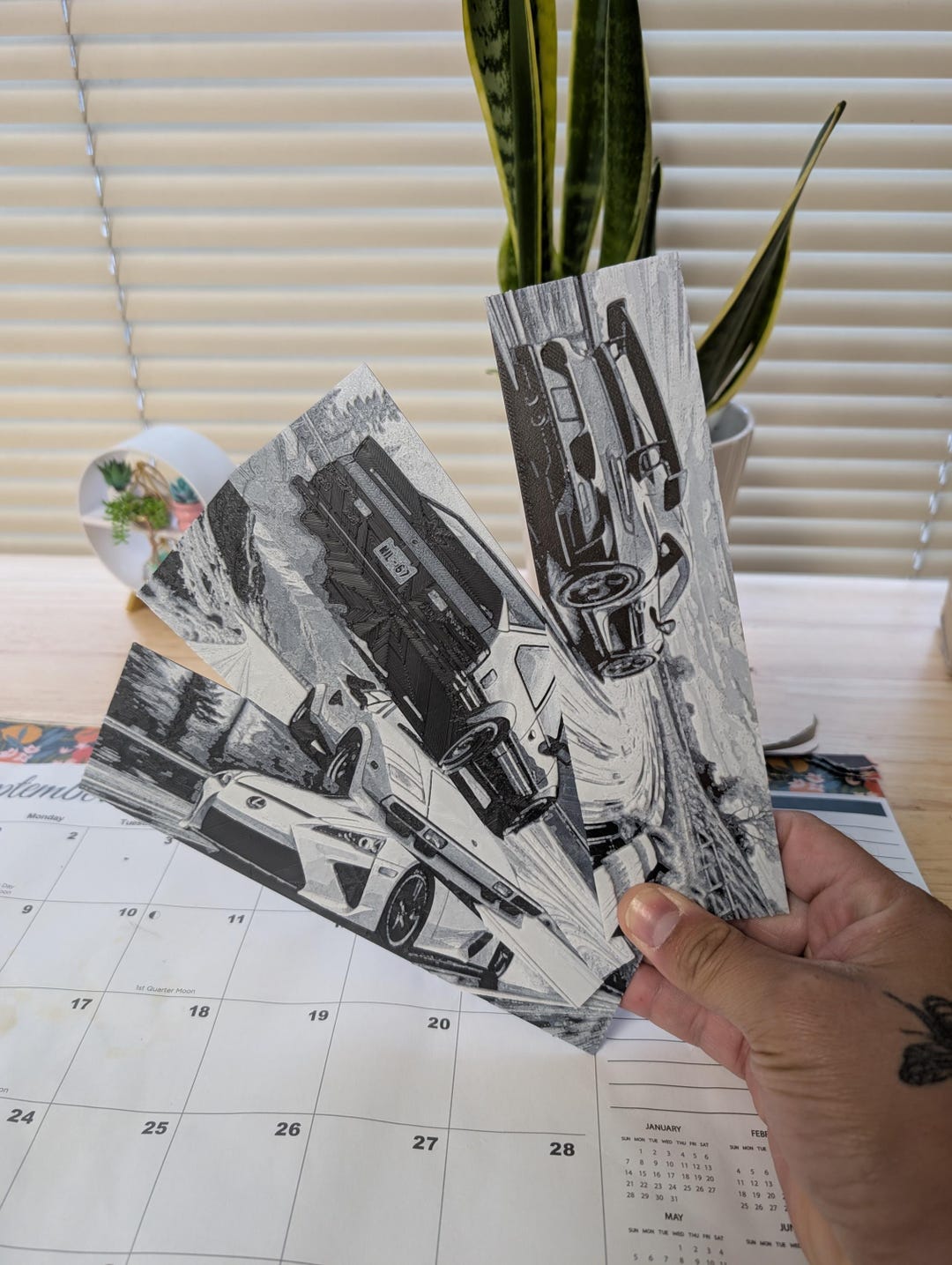 Iconic Car Themed Bookmarks - Etsy