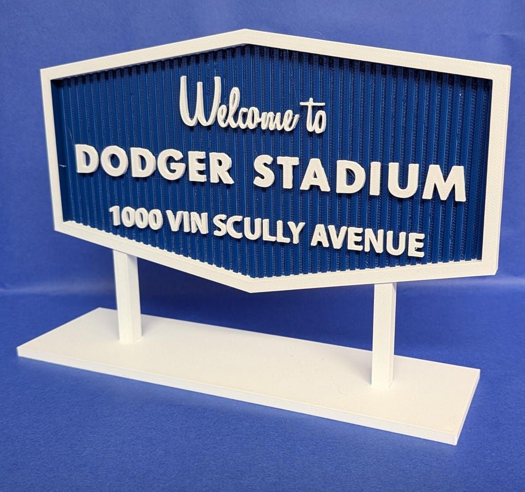 Mini Dodgers Signs | Welcome, LA & Foam Hand - Etsy