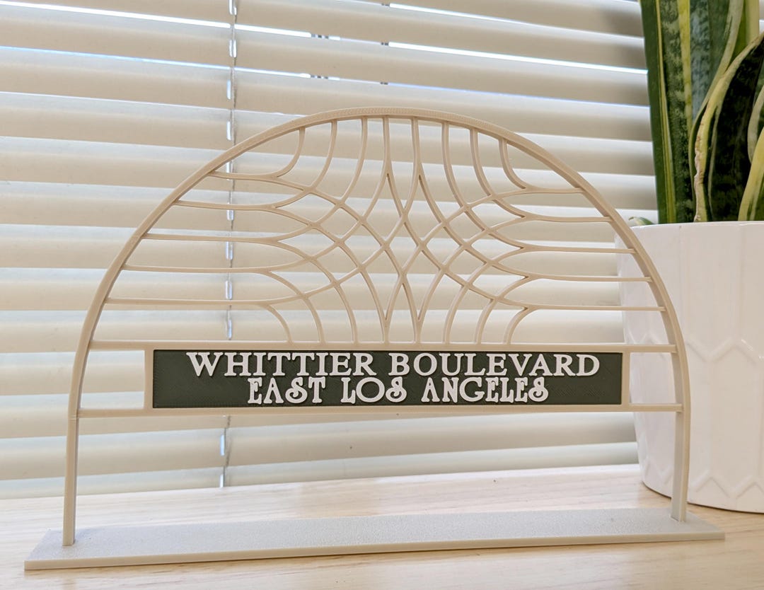 Mini Whittier Boulevard Sign - Etsy