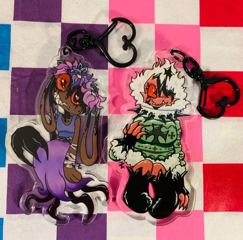 Dandy’s World Inspired Event Twisted Keychains! - Etsy