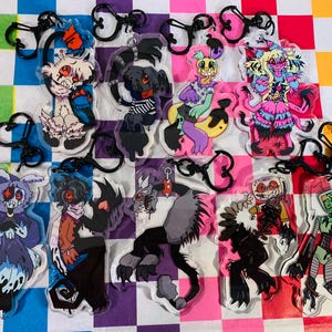 Dandy’s World Inspired Twisted Keychains! - Etsy