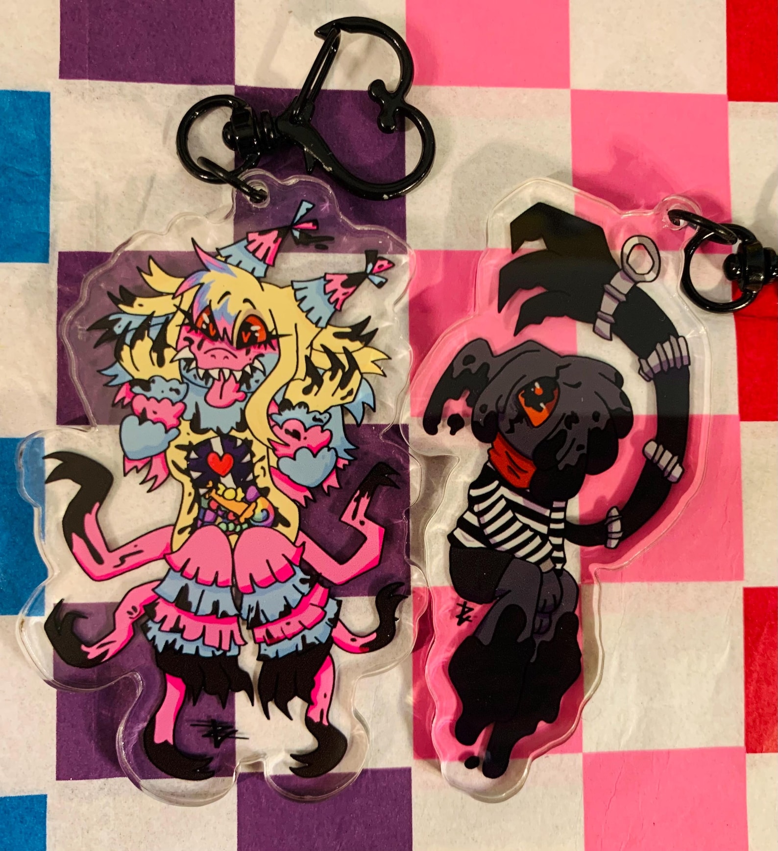 Dandy’s World Inspired Twisted Keychains! - Etsy