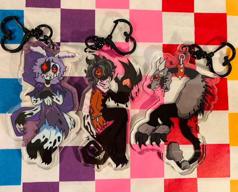Dandy’s World Inspired Twisted Keychains! - Etsy