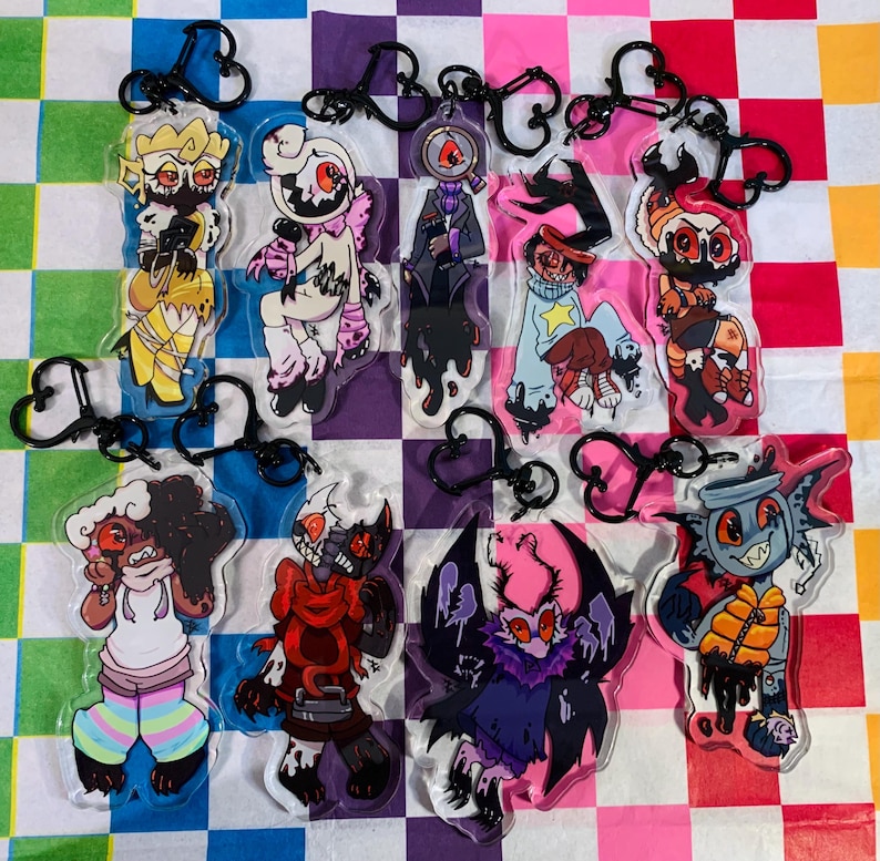 Dandy’s World Inspired Twisted Keychains, Wave 2! - Etsy